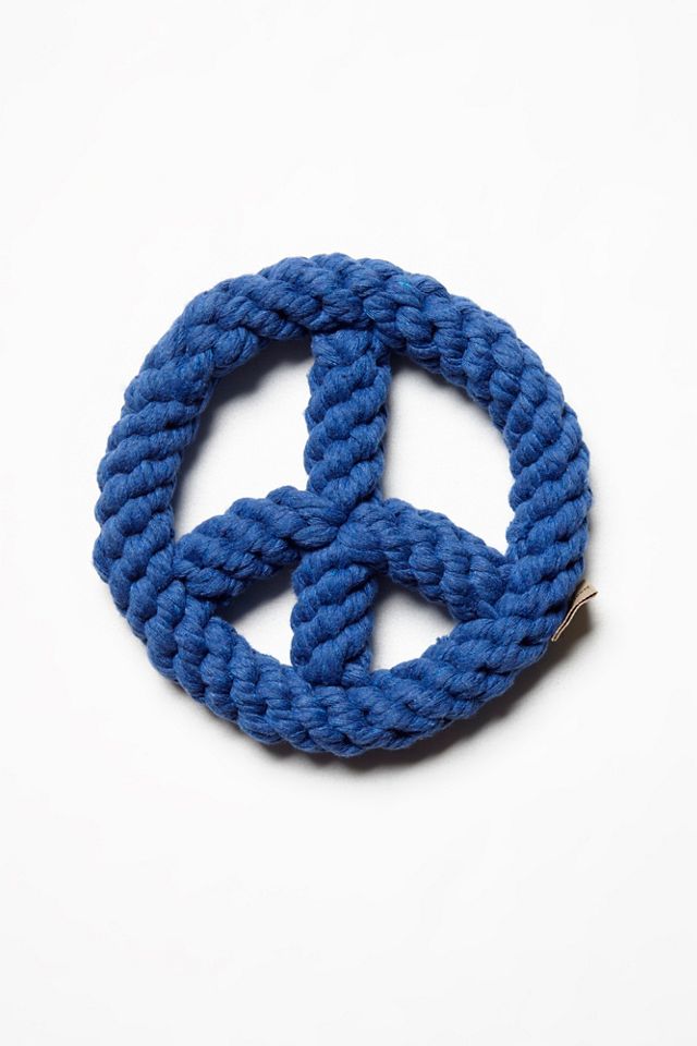 Peace Sign Rope Dog Toy | Free People