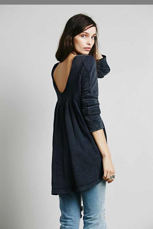 Low Back Shirred Pullover | Free People