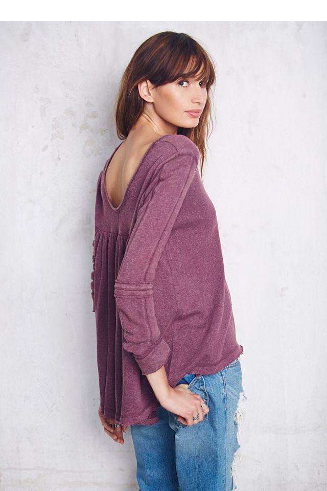 Low Back Shirred Pullover | Free People