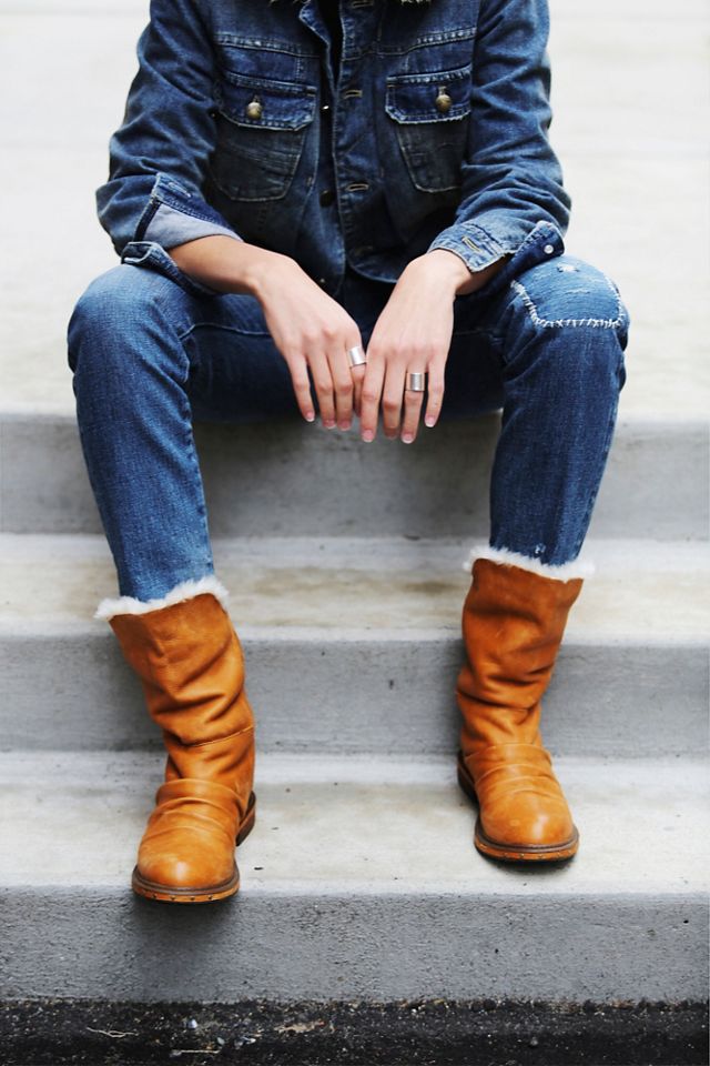 Rooke Shearling Mid Boot | Free People UK