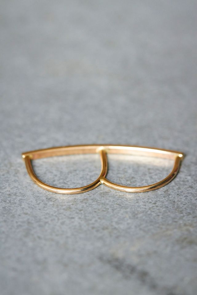 Sweet Diamond Double Ring | Free People