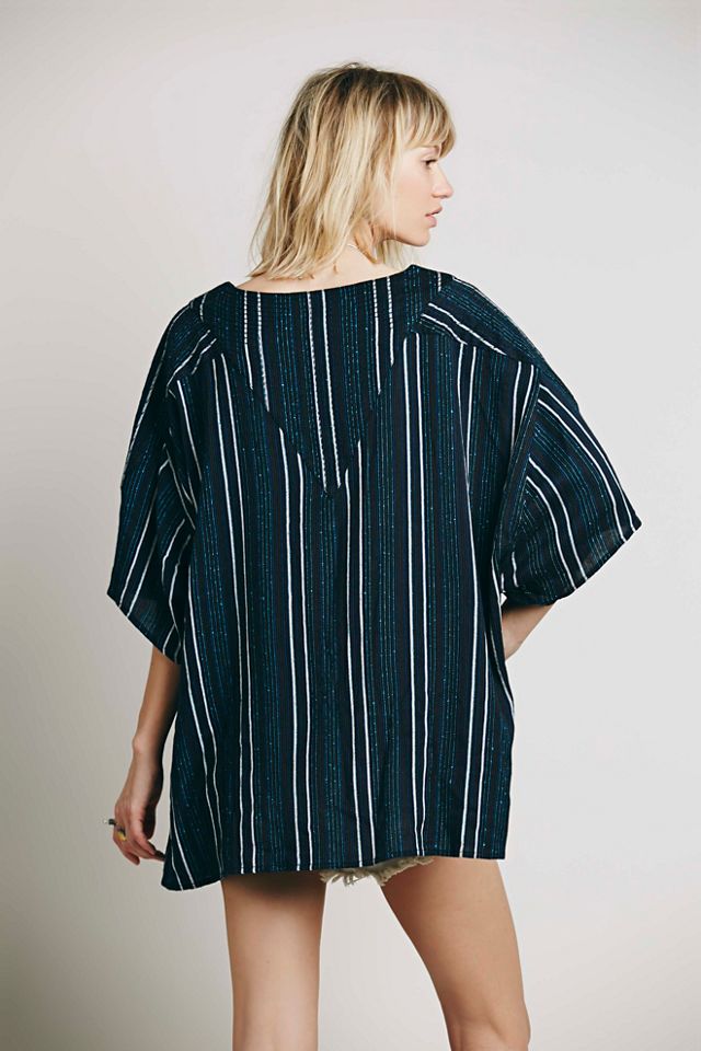 Yard Dye Stripe Beach Drawstring Tunic | Free People