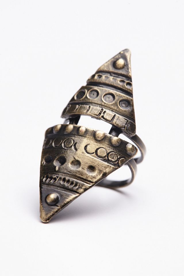 Tibetan Triangle Ring | Free People UK