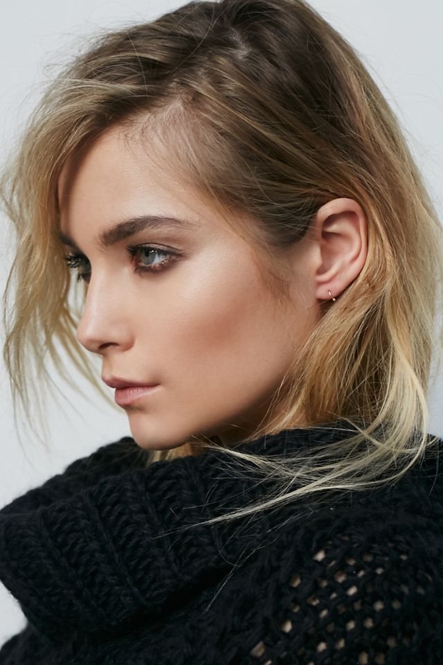 Small Ear Hugging Hoops | Free People