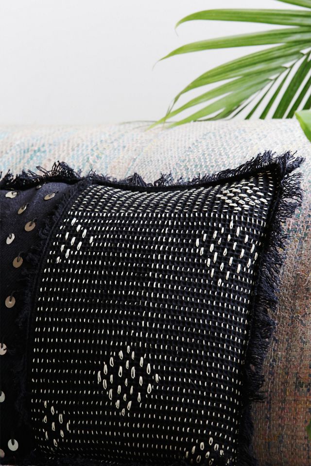 Stitch and Sequin Pillow | Free People