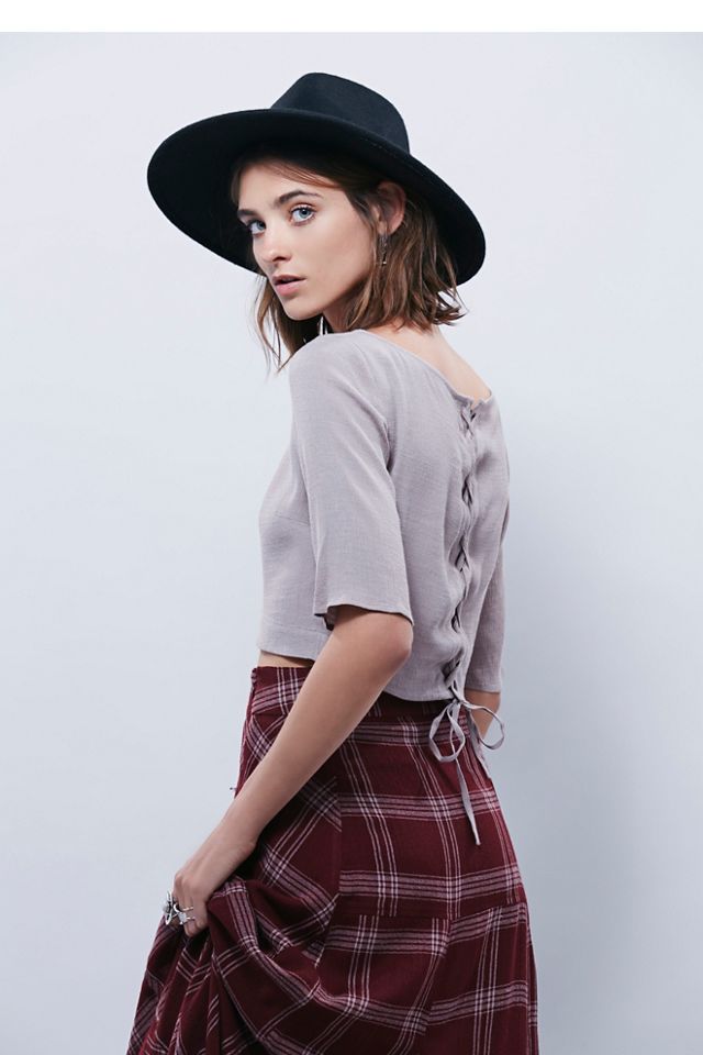 Crop Lace Back Top | Free People