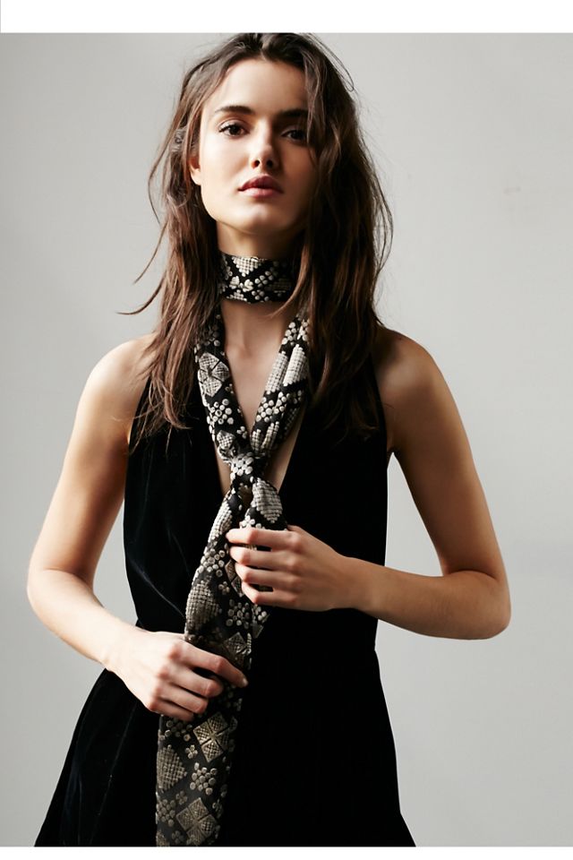 Magic Moment Velvet Skinny Scarf | Free People