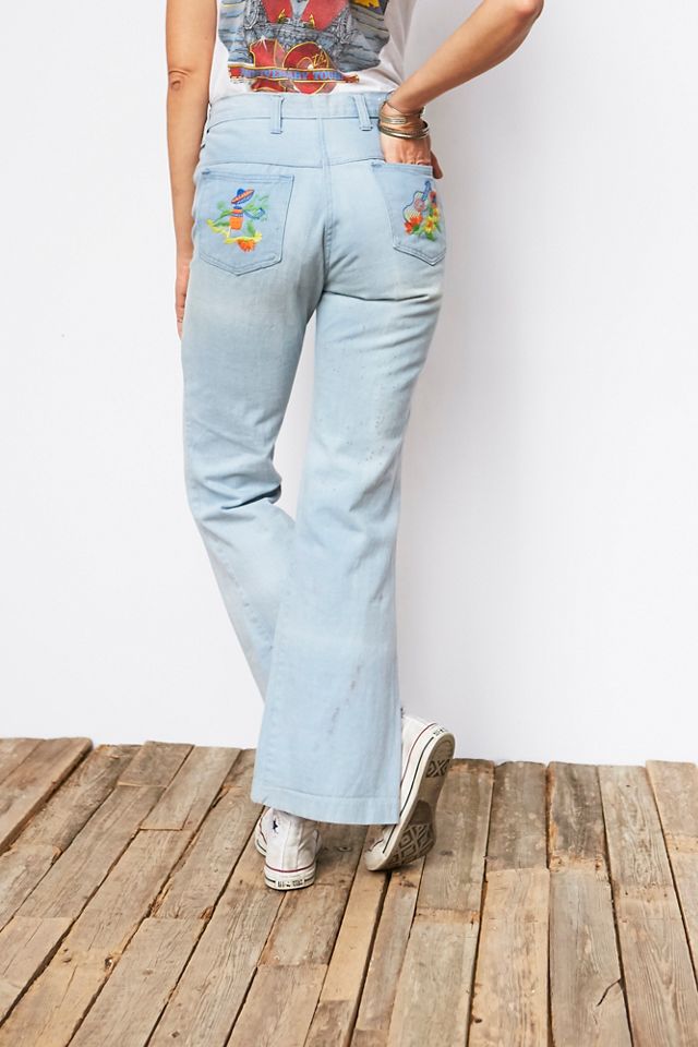 Vintage 1970s Flared Jeans | Free People