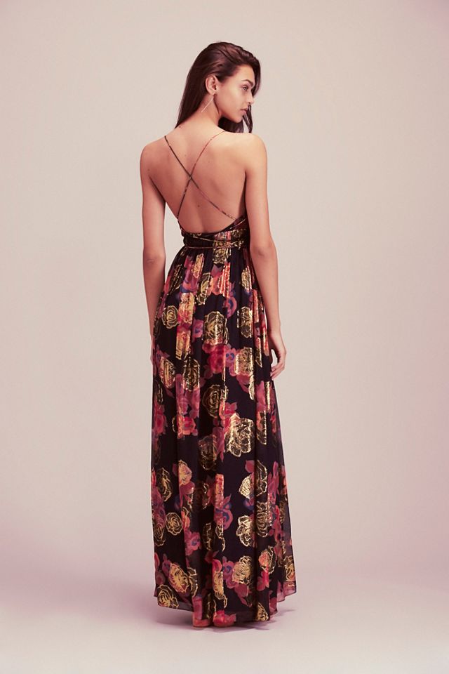Shadows Printed Gown | Free People UK