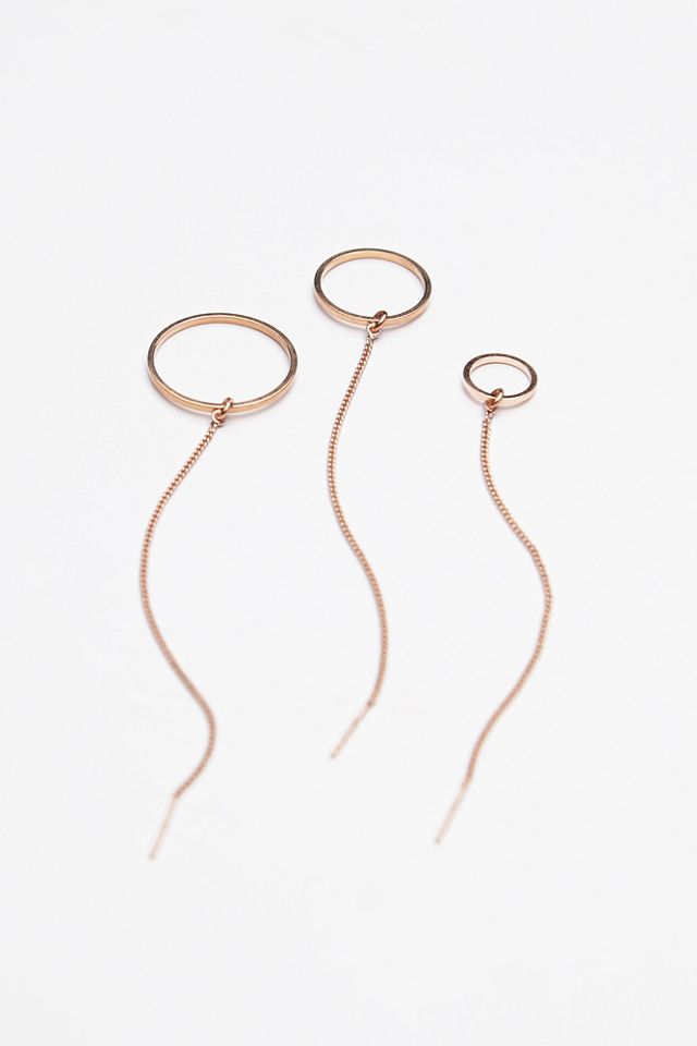 Avalon Triple Hoop Threaders | Free People