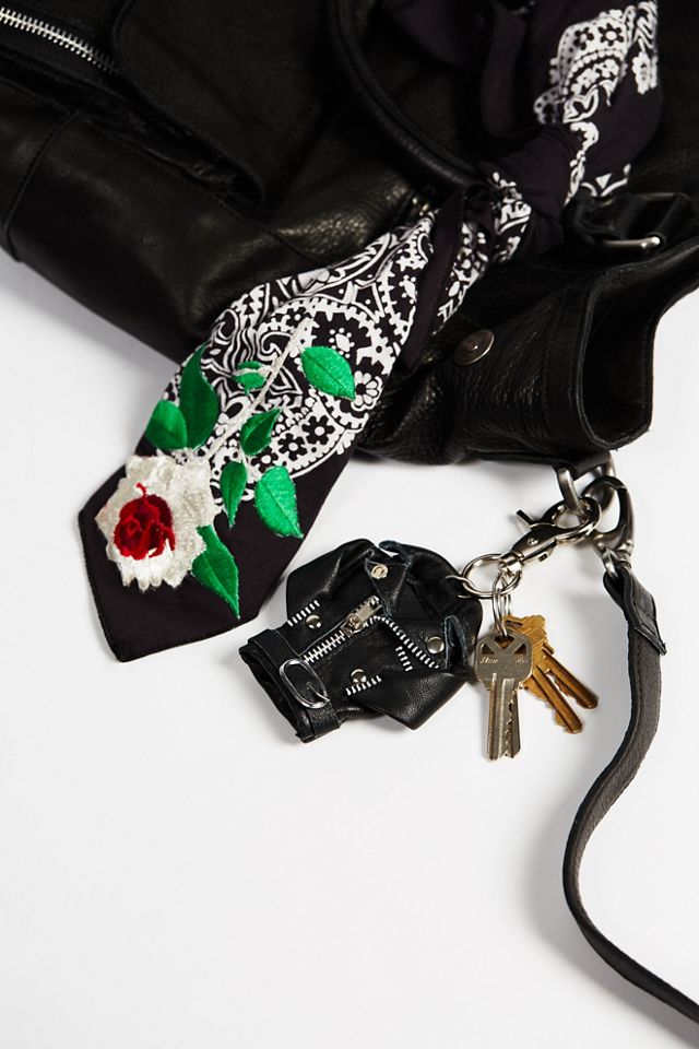 Mini Moto Jacket Keychain | Free People UK