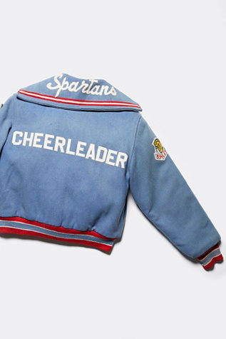 Vintage 1960s Cheer Letterman Jacket | Free People