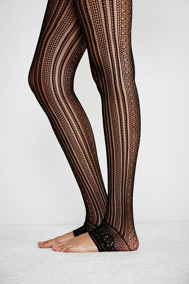 Black Magic Footless Tights | Free People