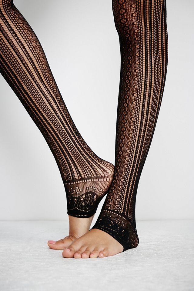 Black Magic Footless Tights | Free People