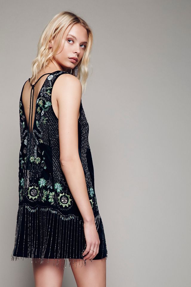 Snake Eyes Shimmy Shaker Mini Dress | Free People