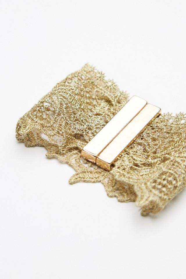 Metallic Lace Cuff | Free People