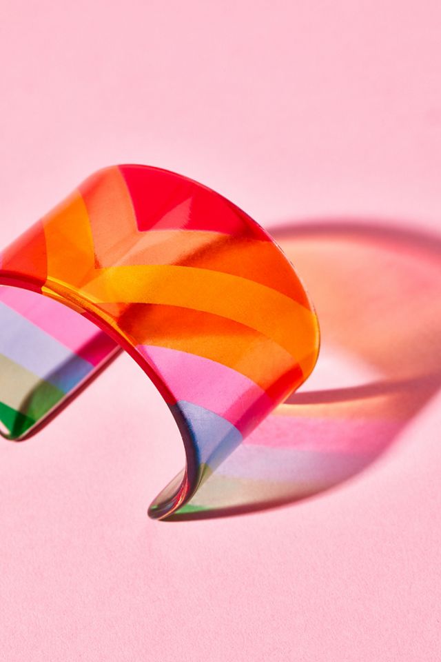 Lucite Colorblock Cuff | Free People