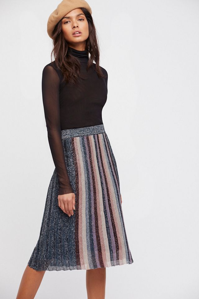 Darla Knit Striped Skirt | Free People UK