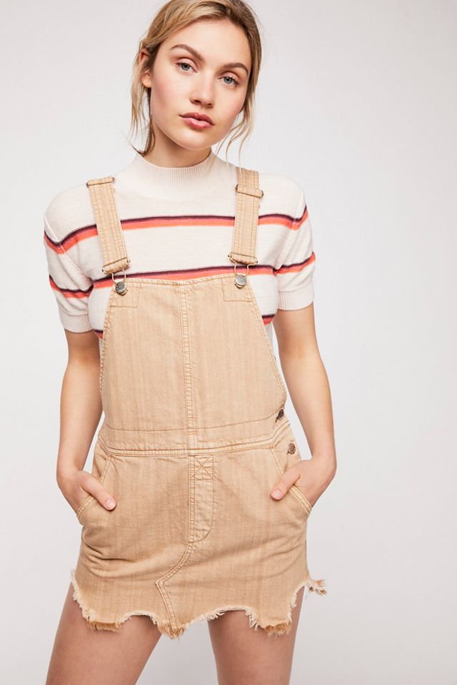 Torn Up Pinafore Dress | Free People UK