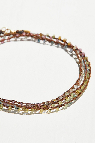 Multi Sapphire Talisman Silk Wrap | Free People