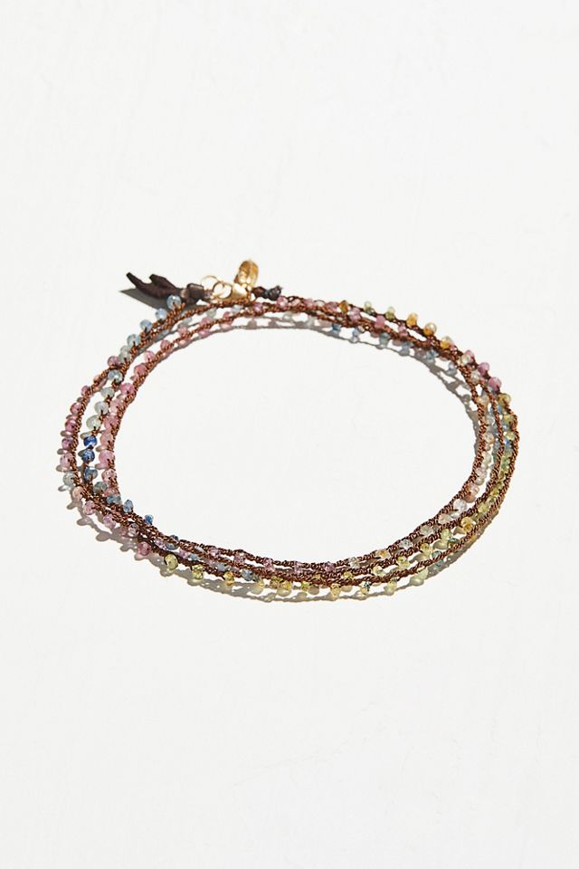 Multi Sapphire Talisman Silk Wrap | Free People