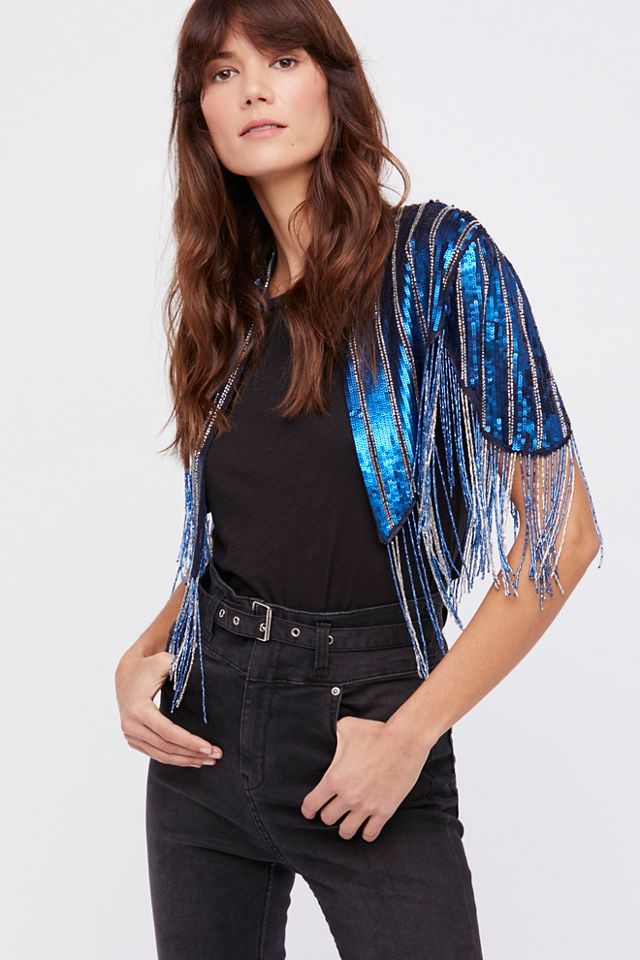 Full Throttle Stripe Cape | Free People