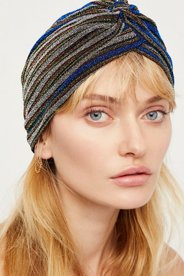Disco Fever Metallic Turban | Free People UK