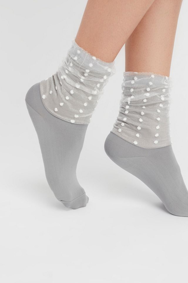 Dots In Veil Crew Sock | Free People UK