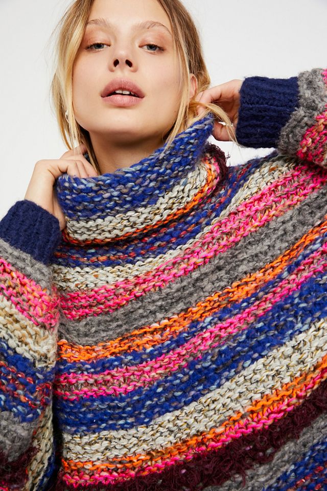 Crazy Stripe Mock Neck | Free People