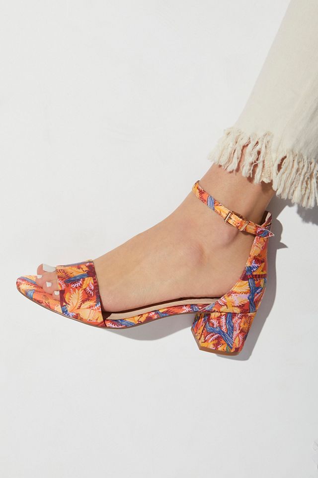 Printed Marigold Block Heels | Free People UK