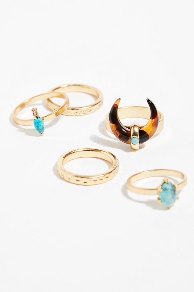 Horn Ring Set | Free People UK