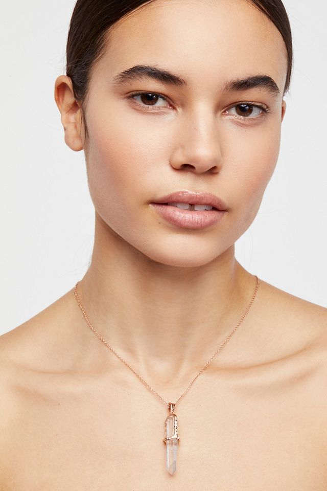 Sirciam 14k Healing Stone Necklace | Free People