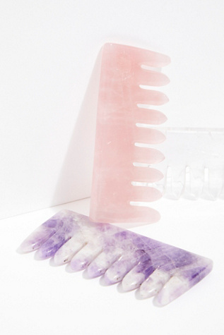 Rose Quartz Crystal Comb | Free People UK
