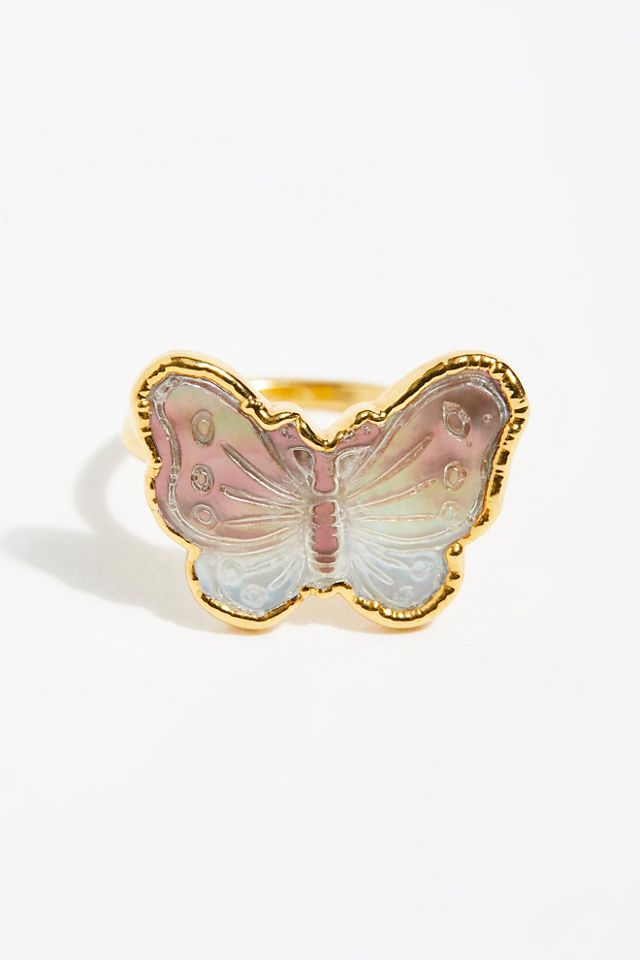 Mother Of Pearl Monarch Ring | Free People