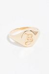 Gold Plated Animal Spirit Signet Ring | Free People