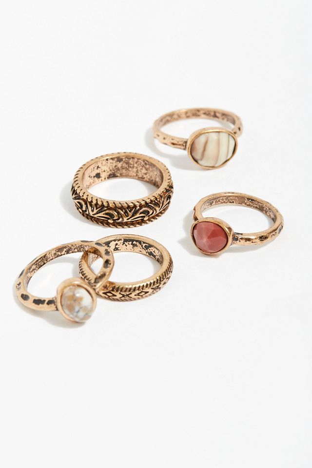Bejeweled Ring Set | Free People