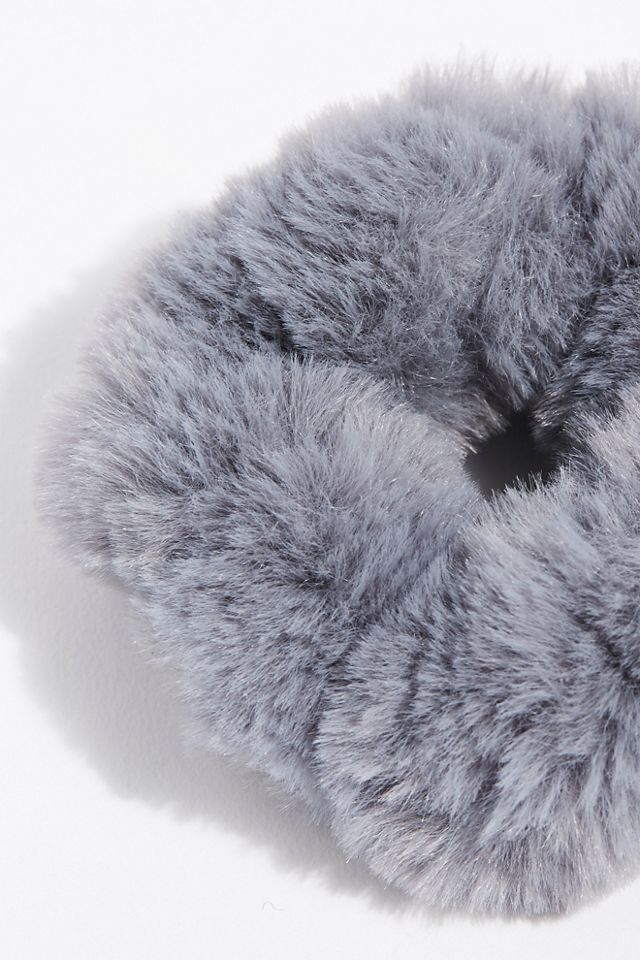 Fuzzy Faux Fur Scrunchie | Free People