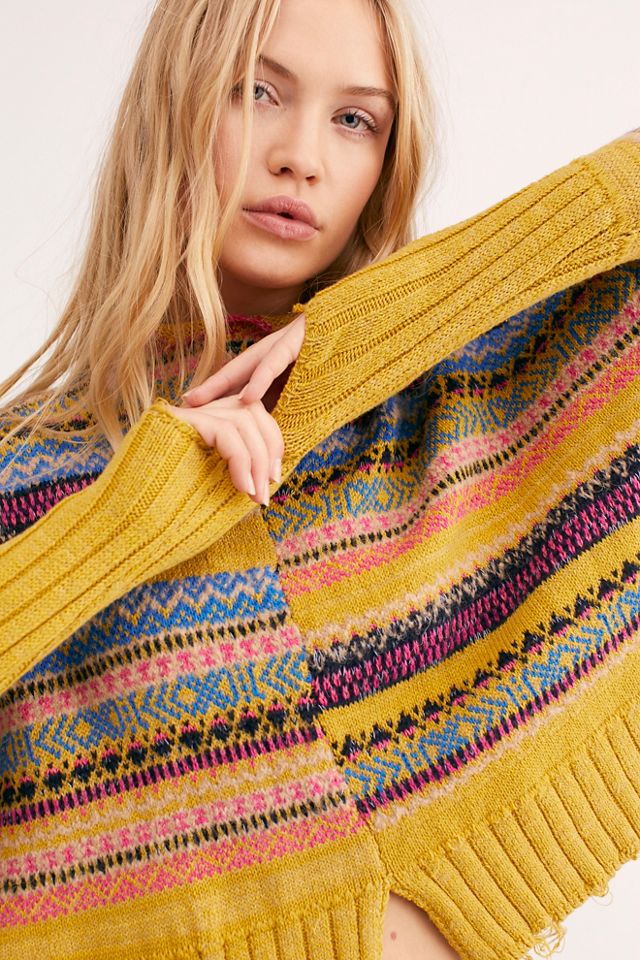 All The Pattern Pullover Sweater | Free People