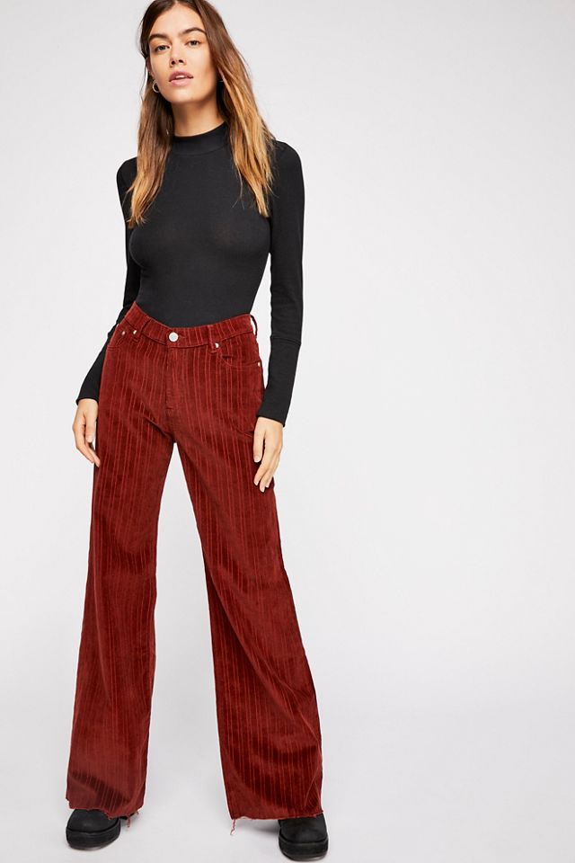 Zee Gee Why Cord Sweeper Pants | Free People
