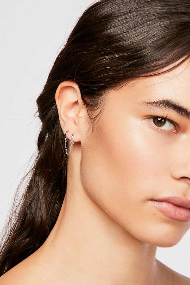 Maria Tash Diamond Handcuff Single Earring | Free People UK