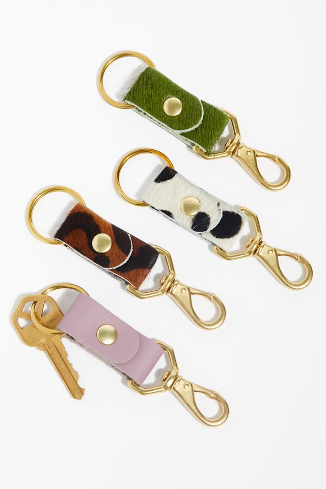 Primecut Colorful Leather Keychain | Free People