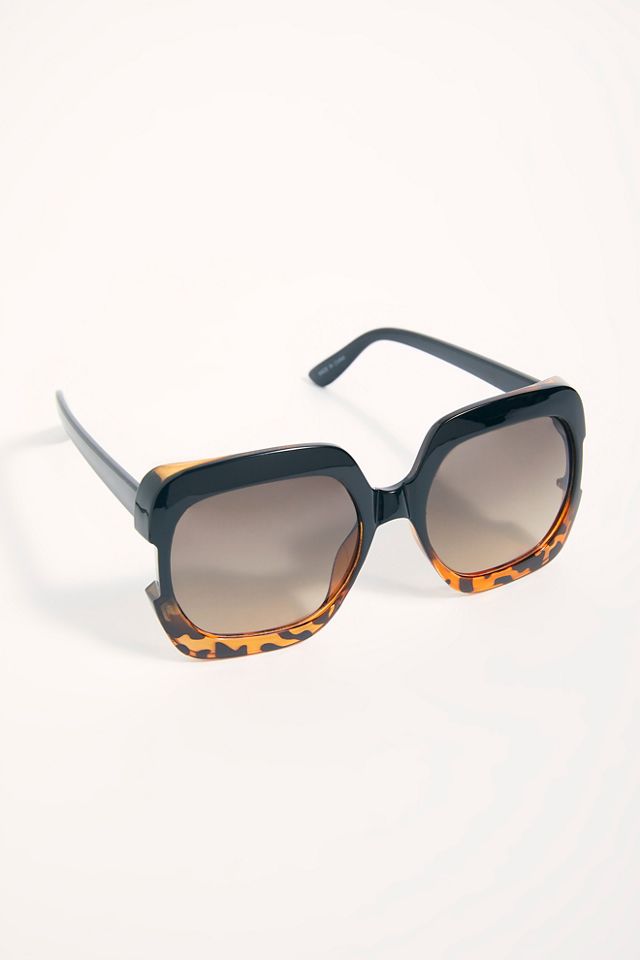 Gradient Real Deal Oversized Sunglasses | Free People