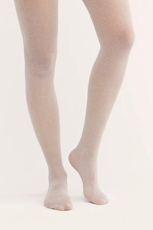 Disco Diva Metallic Sheer Tights | Free People UK