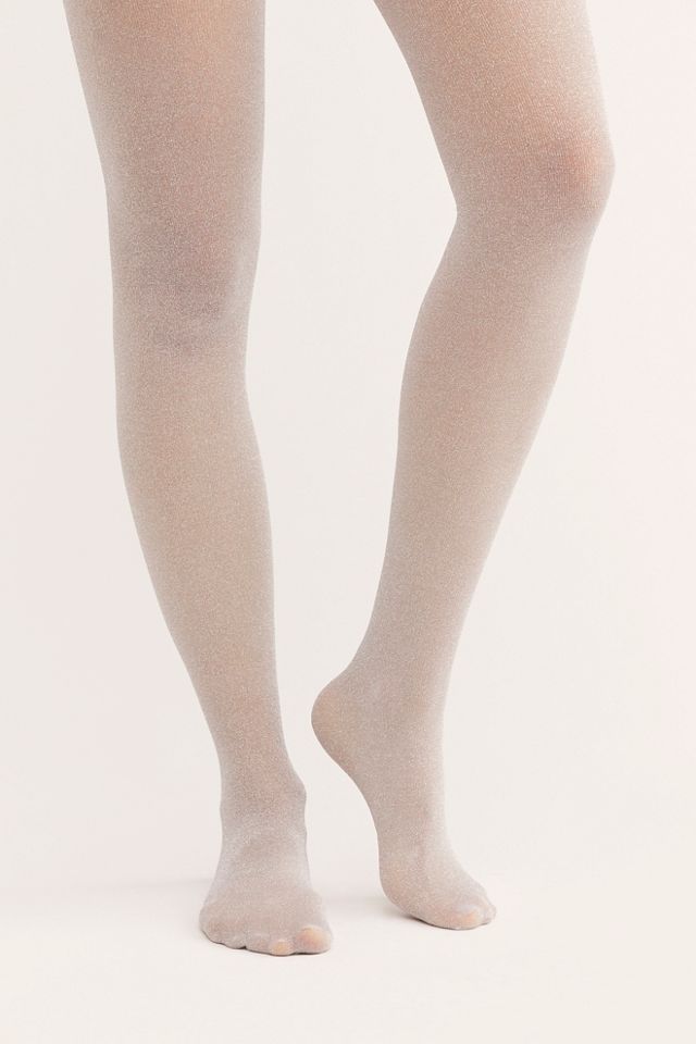 Disco Diva Metallic Sheer Tights | Free People UK