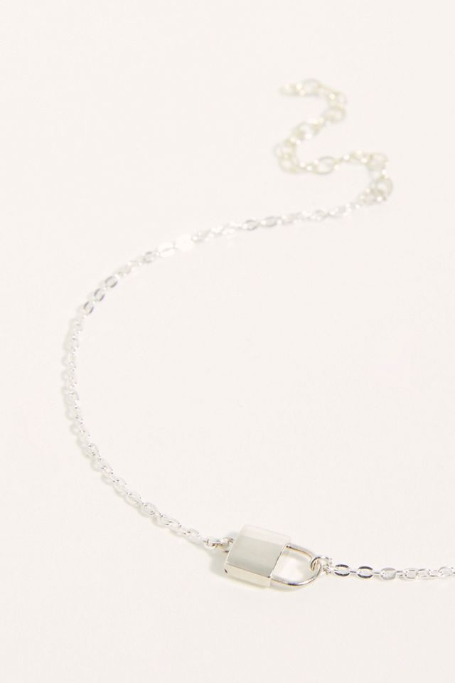 Gold Plated Bella Lock Bracelet | Free People