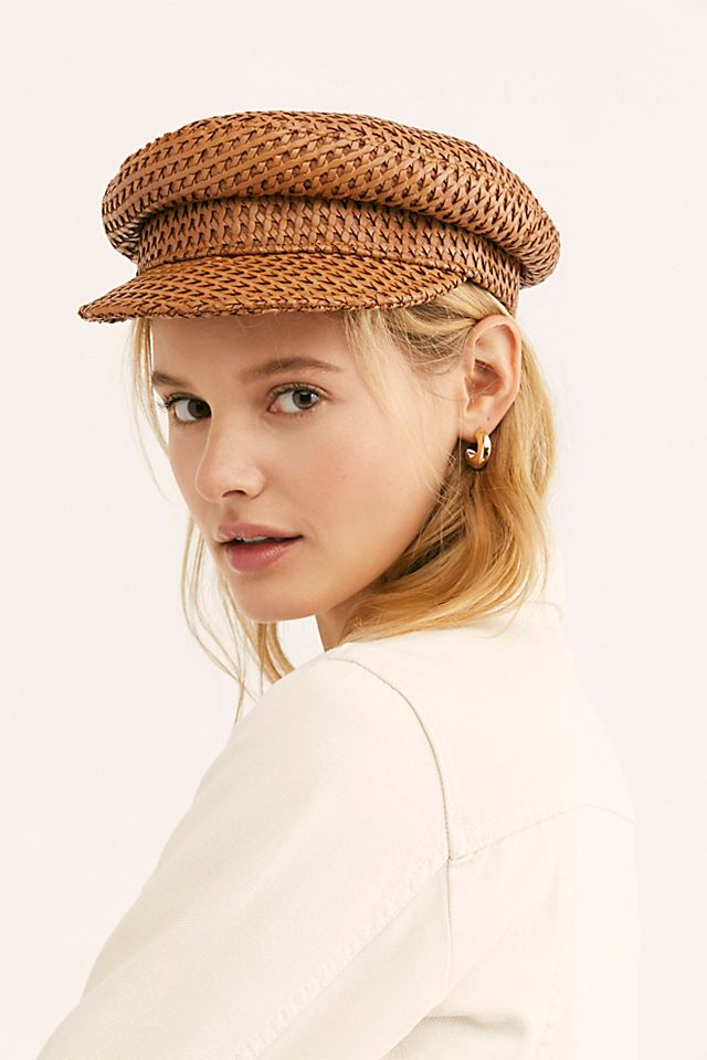 Mesa Woven Leather Cap | Free People Mesa Woven Leather Cap | Free People