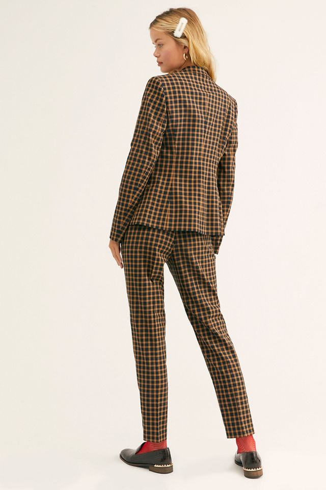 Classic Tailored Check Suit | Free People