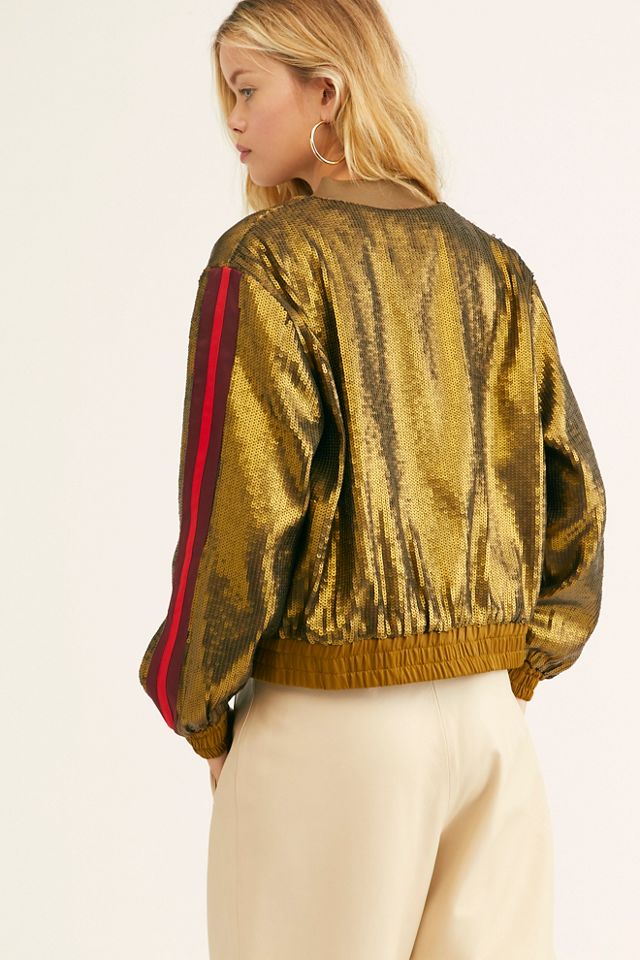 Sequin Track Jacket | Free People