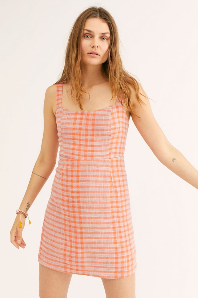 Short N’ Sweet Plaid Mini Dress | Free People