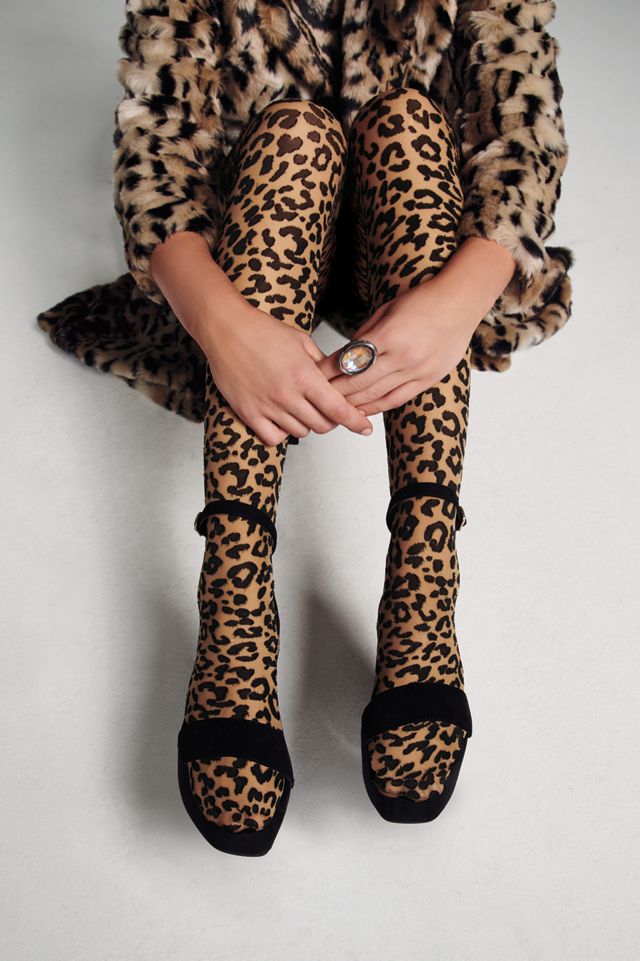 On The Prowl Print Tights | Free People